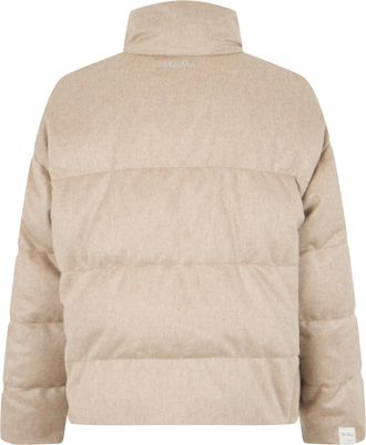 Max Mara Reversible Padded Camel Down Jacket - Beige