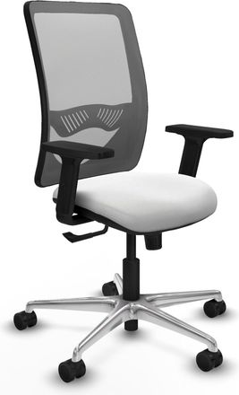 Piqueras y Crespo B&uuml;rostuhl aus Zulema-Stoff mit 2D-Armen, h&ouml;henverstellbare Lendenwirbelst&uuml;tze, ausgestattet mit 3 Positionen und Schneidschaum, mit Rollen von 65 mm N