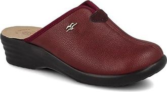 FLY FLOT | Classic Woman, Chaussons femme avec Strass, Chaussons avec tige en microfibre souple, semelle intérieure rembourrée en cuir antichoc, prune, 40, Pru