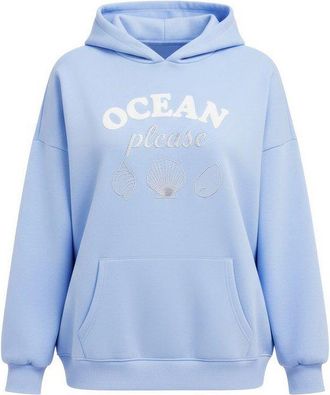 STUDIO UNTOLD Sweatshirt Hoodie oversized Statement Print Stick Kapuze