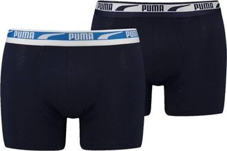 Puma Herren Unterhose MEN MULTI LOGO BOXER 2P