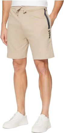 HUGO BOSS Homme, Shorts, Beige, Taille: S Short Uni Logo