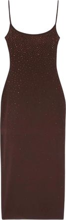 MC2 Saint Barth Femme, Robes, Brun, Taille: 42 FR Abito lungo Evy strass effetto degrad&egrave;