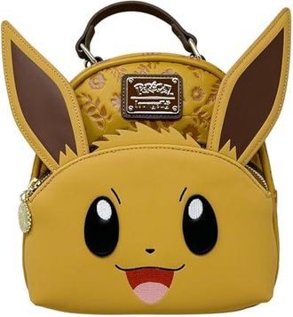 Loungefly Pok mon Eevee Cosplay Sac main convertible double bandouli re pour femme, marron, Medium