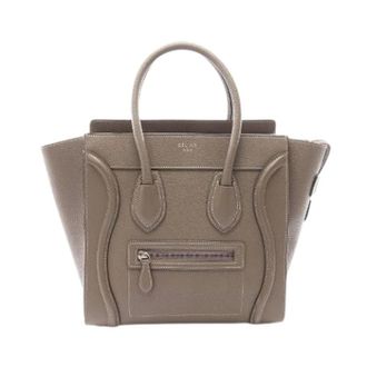 Celine Pre-owned Luggage Micro Shopper Leder Shopper Tasche - - Pre-owned - Damen - Braun - ONE SIZE