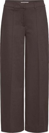 Ichi Ichi, Femme, Pantalons, Brun, Taille: 42 FR Ihkate SUS Office Wide PA Bukser 20116768