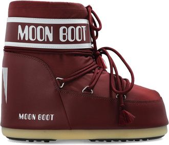 Moon Boot MB Icon Low Nylon - Femme - Chaussures - Rouge - Taille: 42 EU