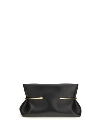 Givenchy Womens Clutch Bag Pinch Nappa Leather Black
