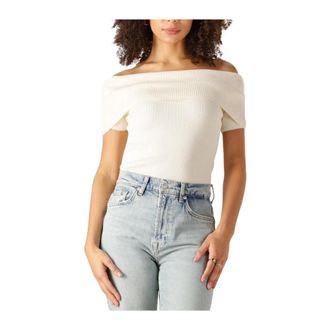 Est'seven Lynn Top - - Blouses & Shirts - Damen - Beige - 2XL