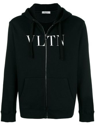 Valentino Garavani sweat &agrave; capuche VLTN - Noir
