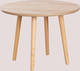 Sklum Beistelltisch aus Holz DOCC Braun Natur