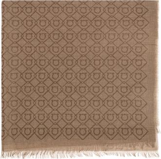 Ferragamo Homme, Accessoires, Brun, Taille: ONE Size &Eacute;charpe Monogramme