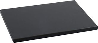 Metaltex 73381538 Chopping Board, Polyethylene 33 x 23 x 1.5 cm Black