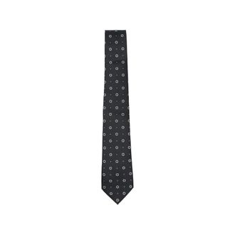Saint Laurent Patterned Silk Tie