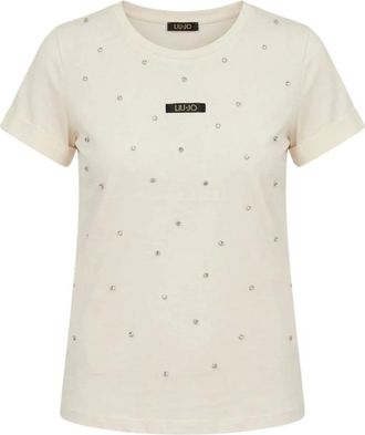 Liu Jo Femme, Tops, Blanc, Taille: 42 FR T-Chemises