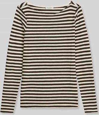 Marc O'Polo Regular Fit Langarmshirt aus reiner Baumwolle