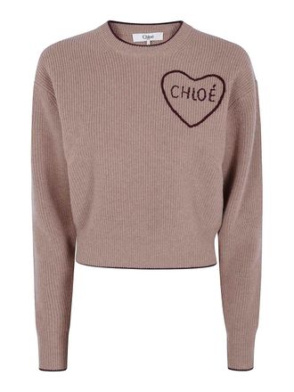 Chlo&eacute; Pull Col Rond - Marron