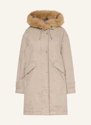 Marc O'Polo Marc Opolo Mantel Mit Abnehmbarem Kunstfell beige