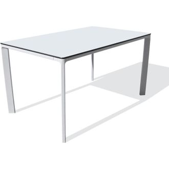 Ezpeleta Ezpeleta - meet - Gartentisch 6 Personen, Aluminium mit Epoxid-Finish
