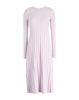 8 by YOOX VISCOSE DIAMOND PLEATED MIDI DRESS