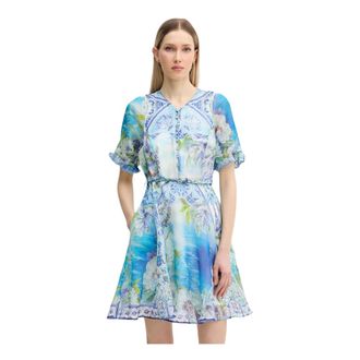 Hale Bob Femme, Robes, Bleu, Taille: 44 FR Robe Courte Cyrilla