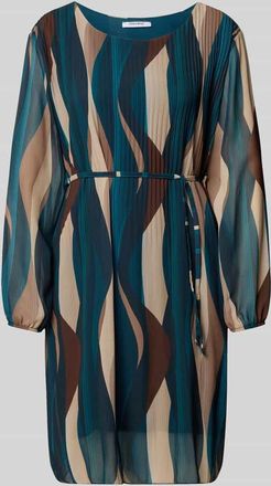 Zabaione Knielanges Kleid mit Bindeg&uuml;rtel Modell Sa44raa