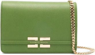 Elisabetta Franchi Femme, Sacs, Vert, Taille: ONE Size Sac bandouli&egrave;re