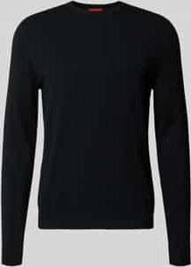HUGO BOSS Regular Fit Strickpullover aus Viskose-Mix Modell SAN CODY-CV