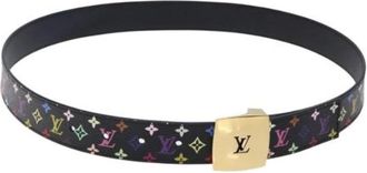 Louis Vuitton Pre-owned Toile ceintures - Femme - Pre-owned - Noir - Taille: ONE Size