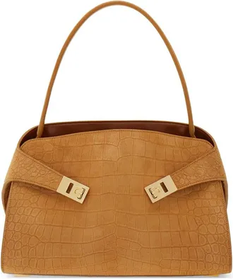 Ferragamo Hug Soft Shoulder Bag (M)