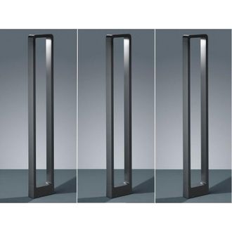 Trio Leuchten led Pollerleuchte 3er Set Anthrazit H&ouml;he 100cm IP54 - Au&szlig;enleuchten Wegeleuchten
