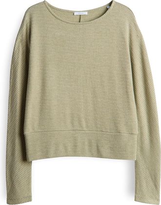 OPUS Damen Langarmshirt | SELLU Regular Soft Matcha, 38