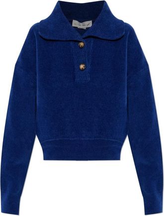 Victoria Beckham Femme, Pulls, Bleu, Taille: 40 FR Polo &agrave; Manches Longues
