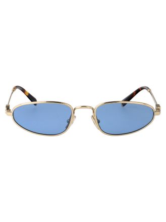 Miu Miu 0MU Metal Frame Sunglasses - Gold