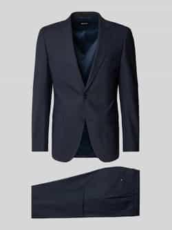 HUGO BOSS Slim Fit Anzug mit Schurwoll-Anteil Modell HUGE