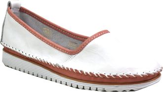 Andrea Conti Damen Slipper Ballerina Leder 0023661, Größe:42 EU, Farbe:Weiß