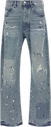 Purple Homme, Jeans, Bleu, Taille: W30 Patch Repairs Foil Jeans