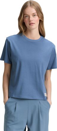Tom Tailor Damen 1047845 Boxy Fit T-Shirt, 28969-Dusty Denim Blue, XL
