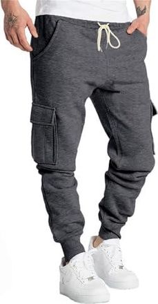 Generic CPIDAH Pantalon Homme Grande Taille Pantalon Homme Taille Elastique Jogging Hommes D&eacute;contract&eacute; Coupe Pants Trousers avec Poches Athl&eacute;tique Casual Pant