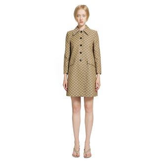 Gucci GG Cotton Canvas Coat