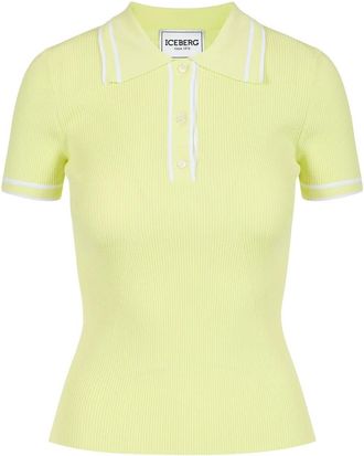 Iceberg Femme, Tops, Jaune, Taille: 38 FR Polo