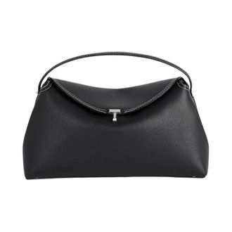 Toteme Sac Poign&eacute;e Haut Verrouillage Noir - Femme - Sacs - Noir - Taille: ONE Size