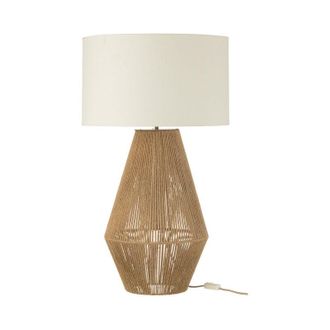 Paris Prix Lampe &agrave; Poser Design Striing 78cm Naturel