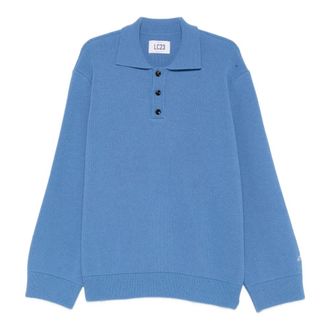 Lc23 Round-Neck Strickwaren - - Knitwear - Herren - Blau - XL