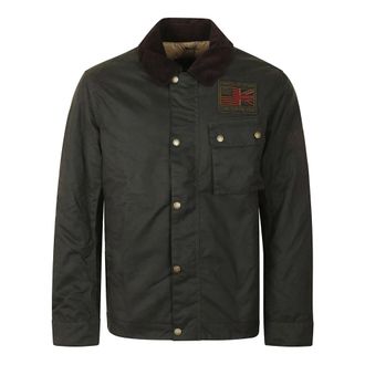Barbour Salbei gewachste Baumwoll-Arbeitsjacke - - Jackets - Herren - Gr&uuml;n - M