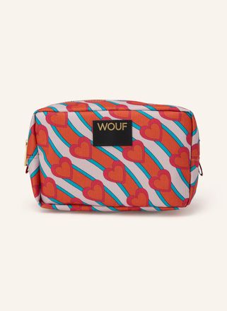 Wouf Wouf Kosmetiktasche Heartbeat rot