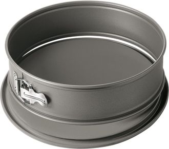 Original Kaiser Original Kaiser La Forme Springform mit Flachboden 28 cm, runde Backform, auslaufsicher, antihaftbeschichtet, grau