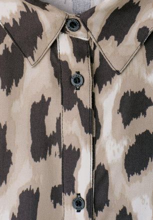 Street One Midikleid Viscose Shirt Dress_AOP