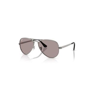 Ray-Ban Aviator Max Summer Capsule Sonnenbrillen Gunmetal Fassung Violett Glas 58-16