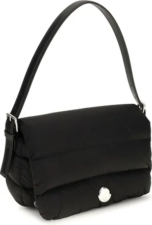 Moncler Womens Caradoc Shoulder Bag Black Polyamide